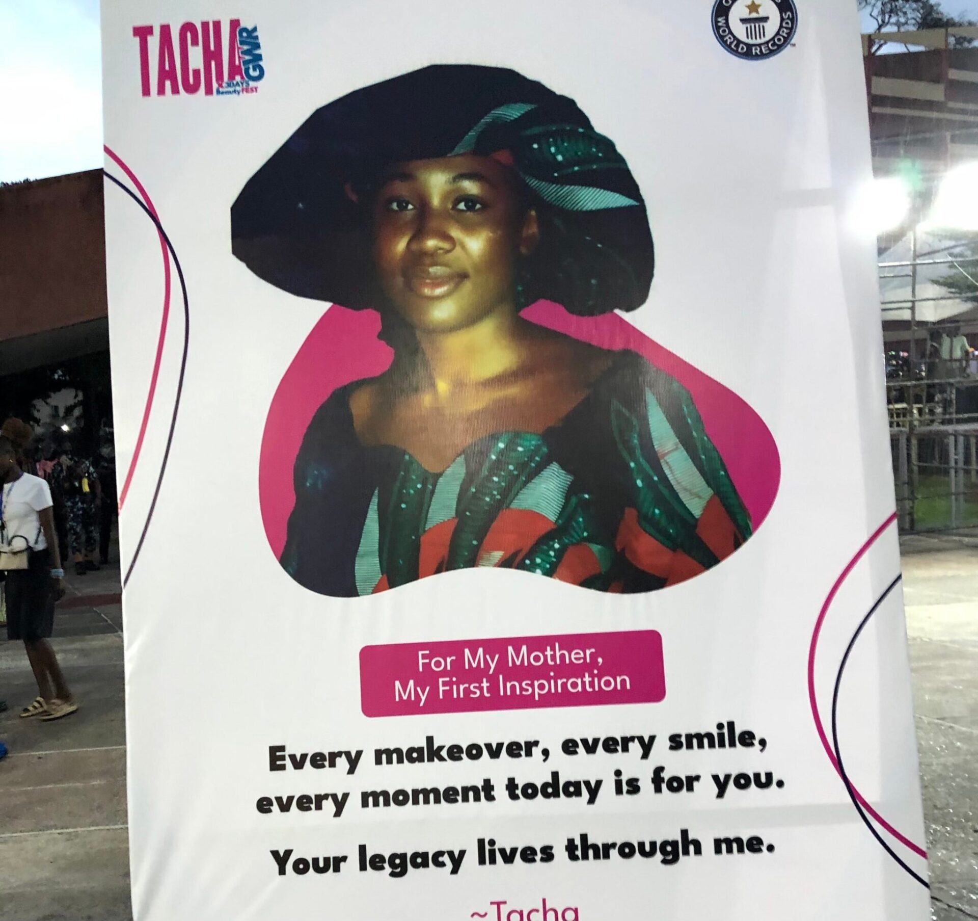 Tacha Pays Emotional Tribute to Late Mother Ahead of Guinness World ...